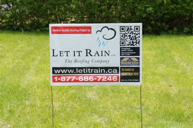 Biodegradable & Poly Bag Lawn Signs Canada | Full Color Plastics Yard Signs